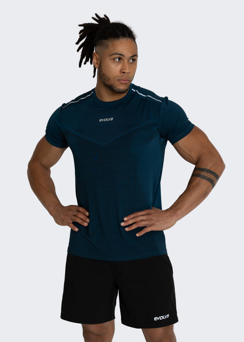 Performance Tee - Navy – Evolve Apparel